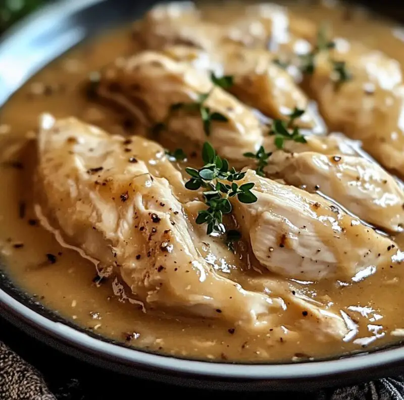 Slow Cooker Chicken and Gravy