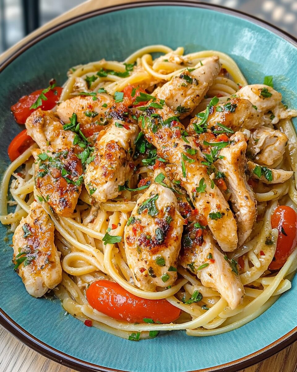 Chicken Scampi Pasta