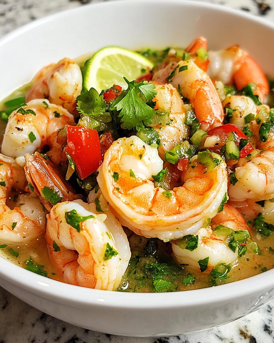Shrimps in Culichi Salsa