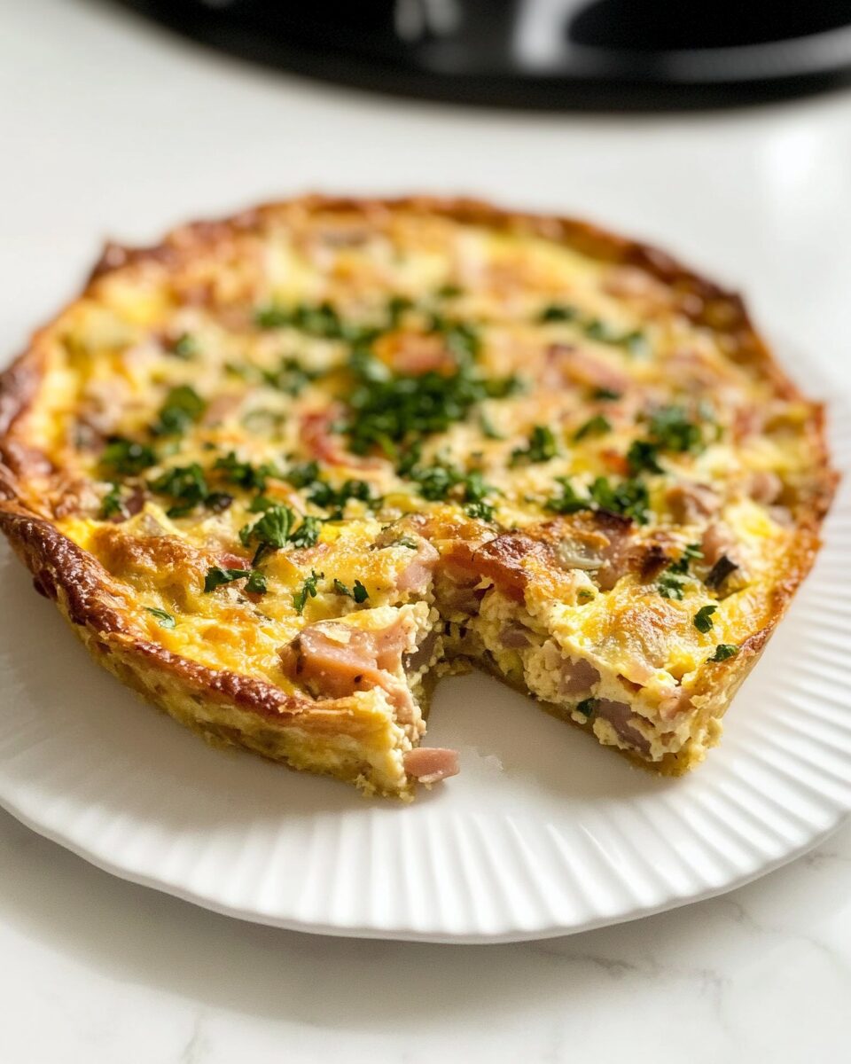 Crustless Tuna Breakfast Quiche