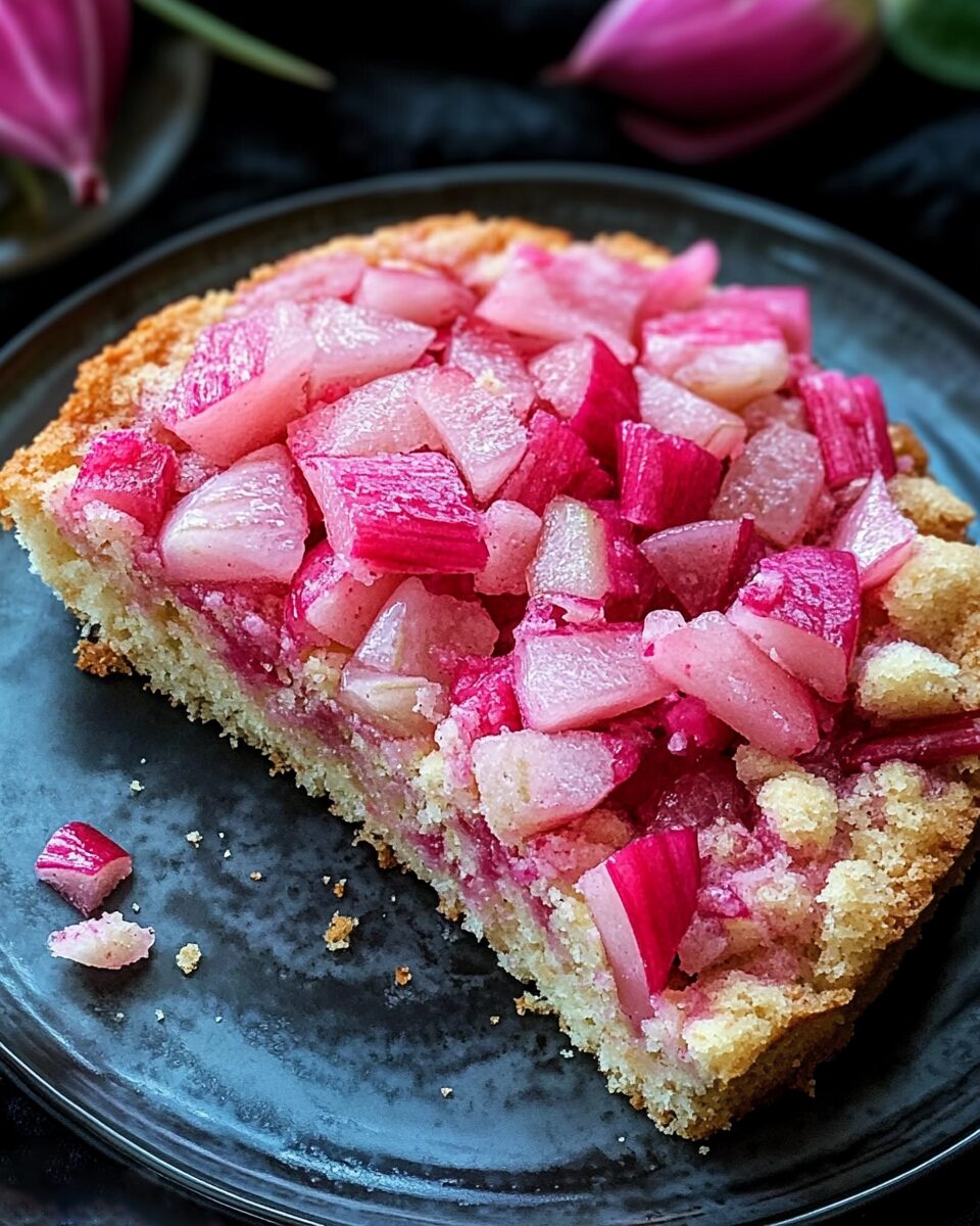 Quick Rhubarb Cake