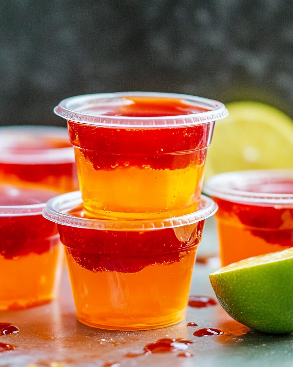 Chamoy Mexican Candy Jello Shots