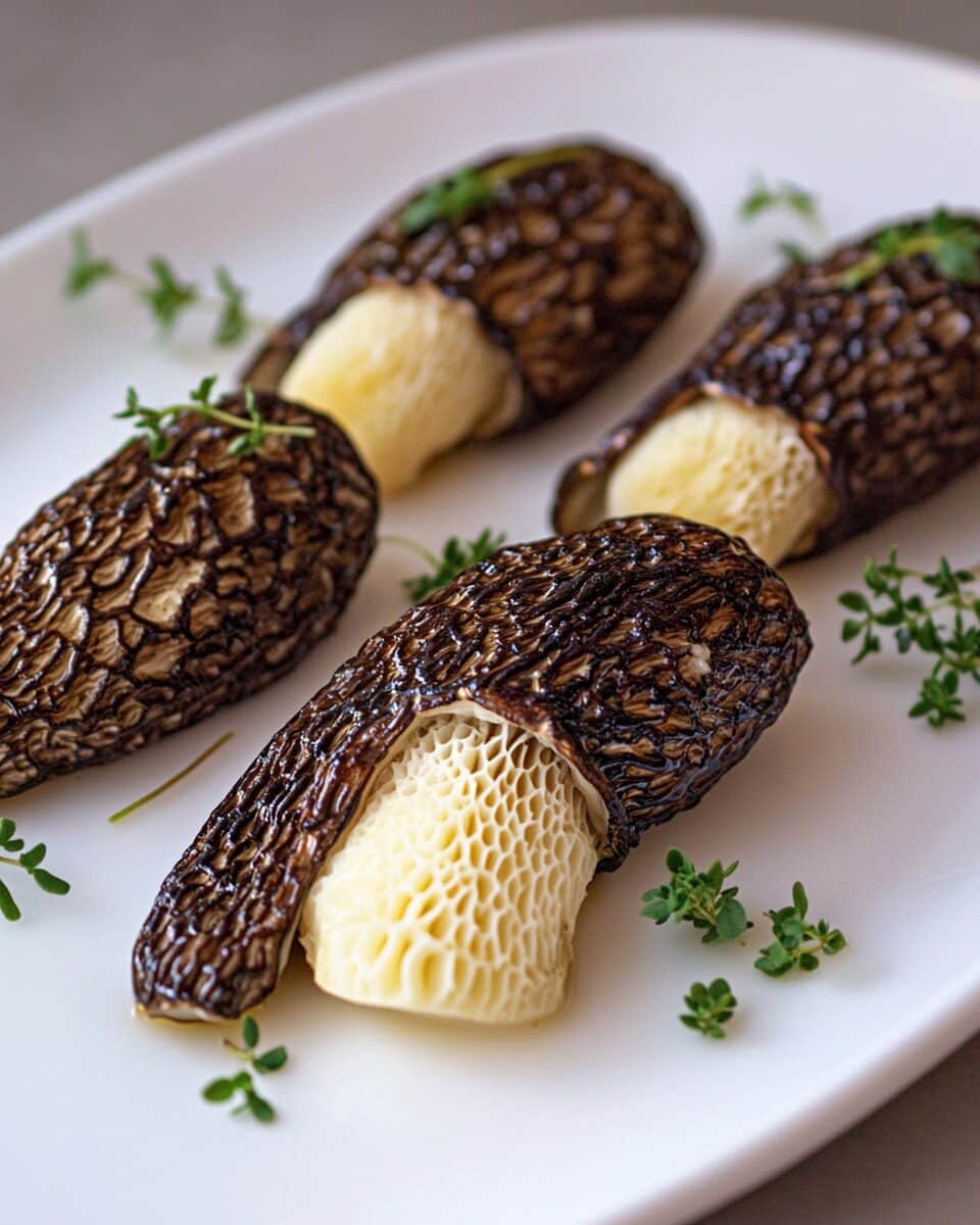 Stuffed Morel Mushrooms