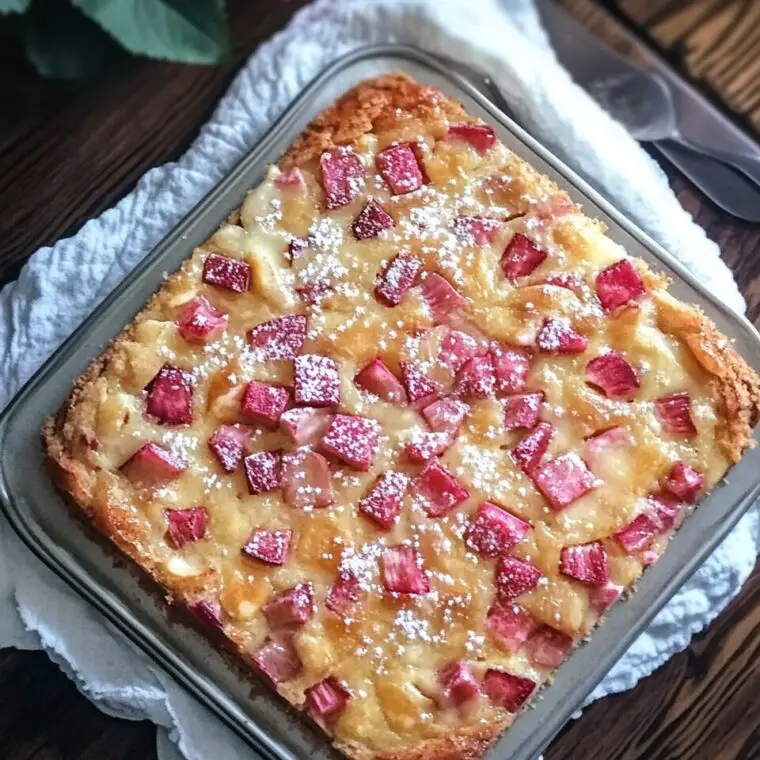 Rhubarb Breakfast Cake