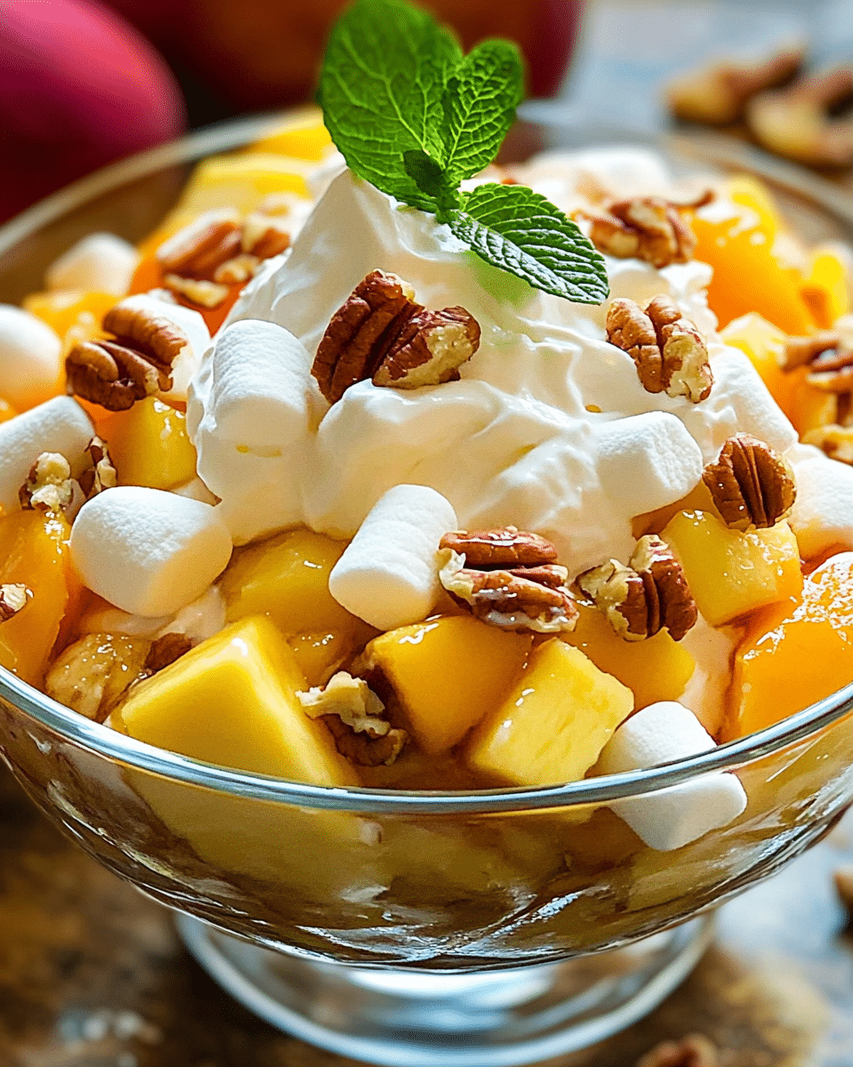 Millionaire Peach Salad