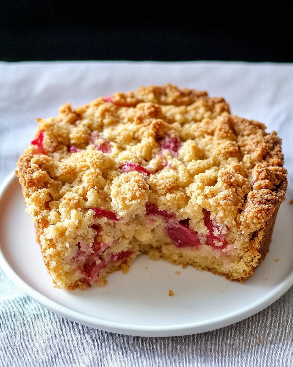 Rhubarb Buckle