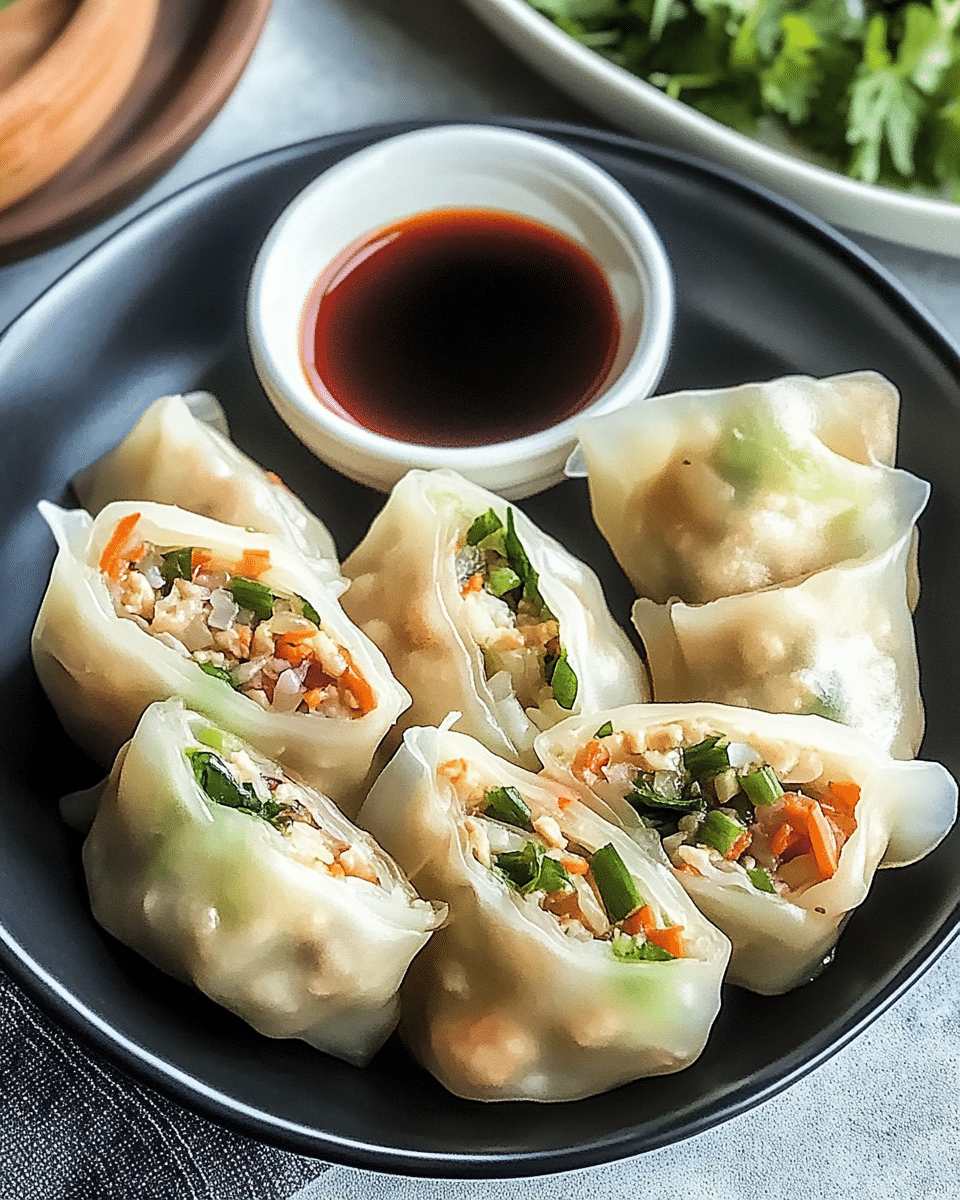 Crispy Rice Paper Dumplings